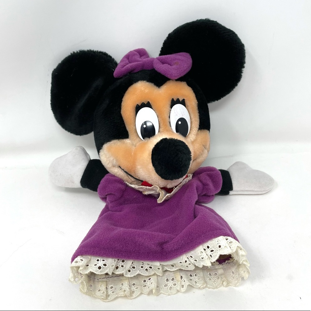 Disney C80s/90s Minnie Mouse Hand Puppet Plush - Gem
